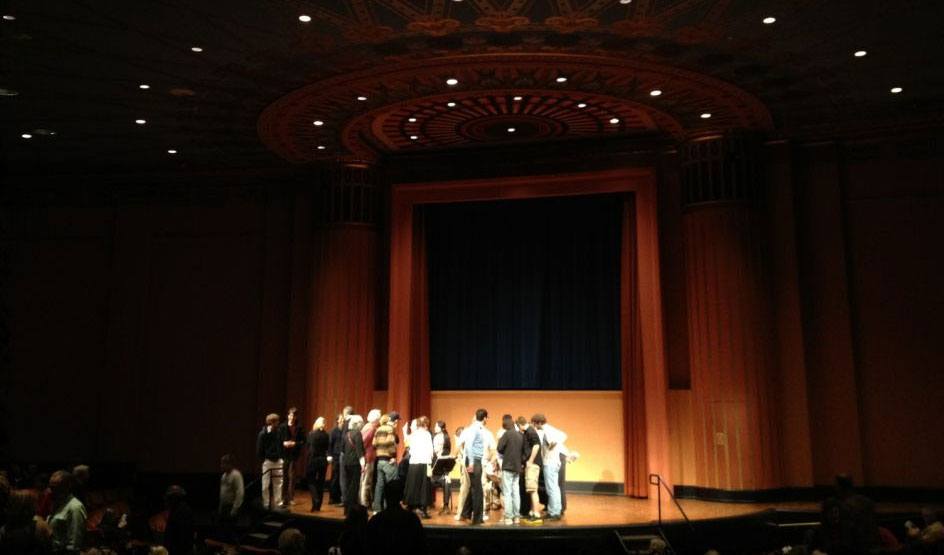 Audience on stage during St. Lawrence String Quartet – UMS – University ...