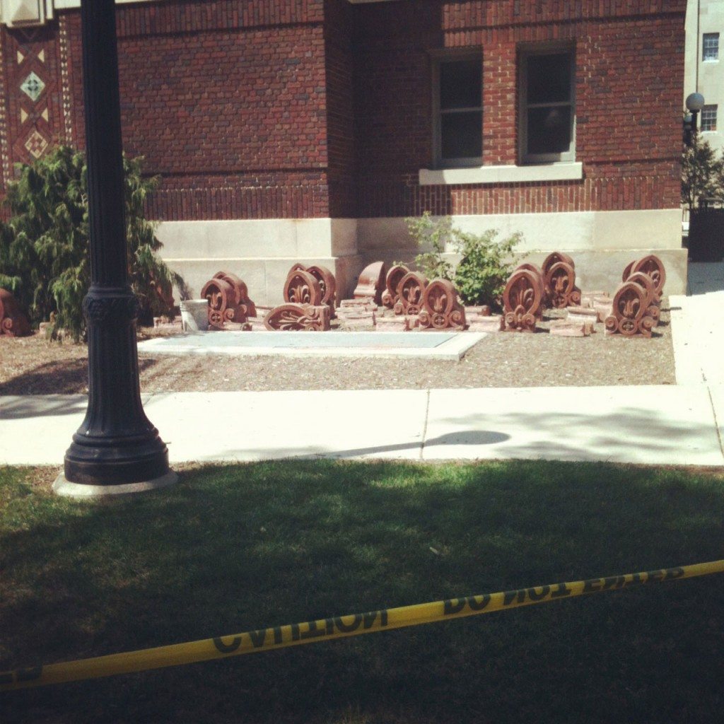 A small bit of construction at Hill Auditorium – UMS – University ...